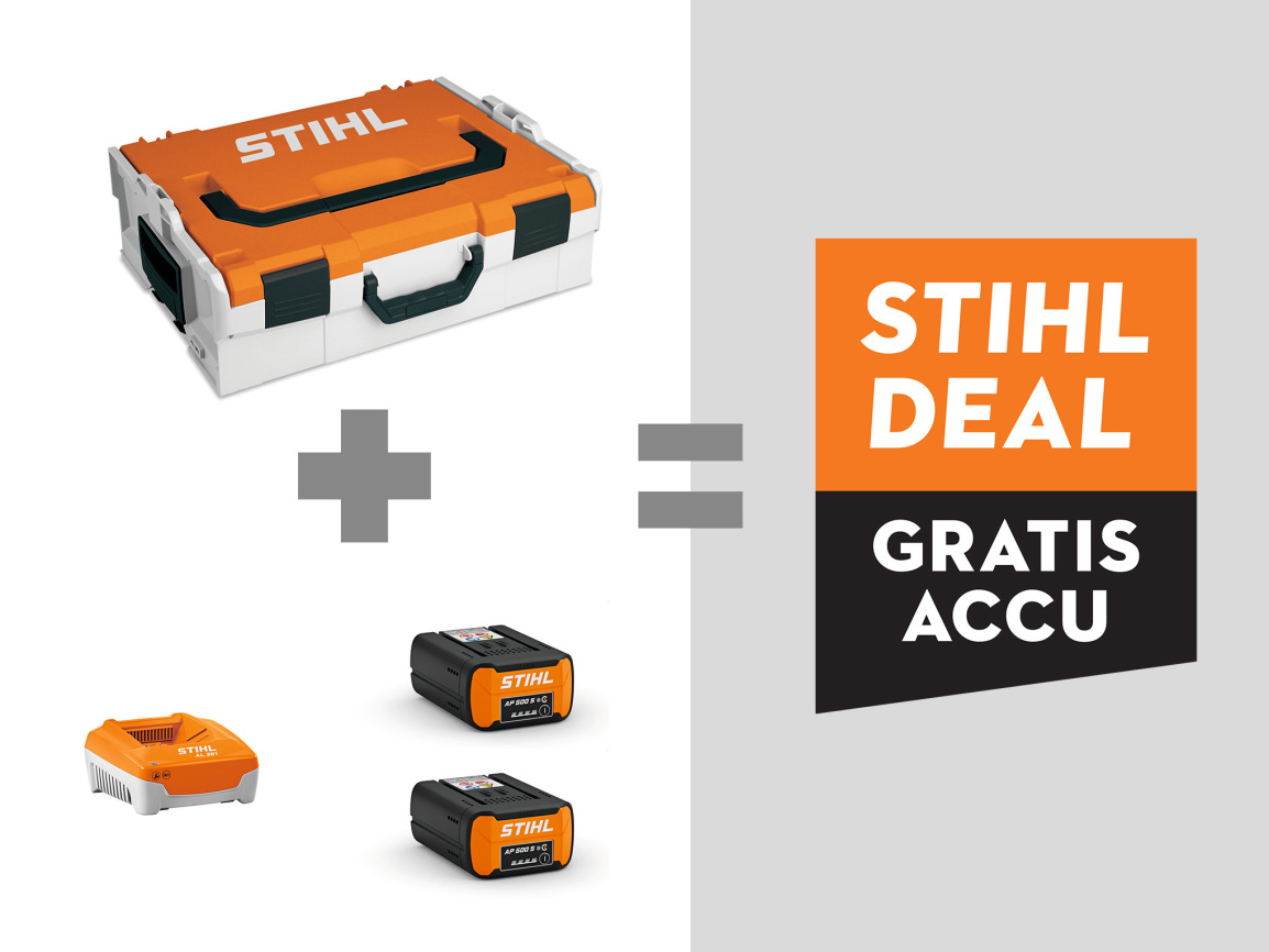 STIHL Actieset Accubox S, met 3 AP 500 S accu's en 1 AL 501 lader ...